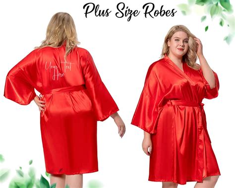 5xl 6xl Robes Plus Size Customized Robes Custom Bridal Robe Bridesmaid