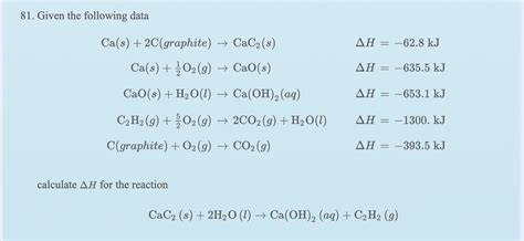 Solved Given The Following Data Chegg Com