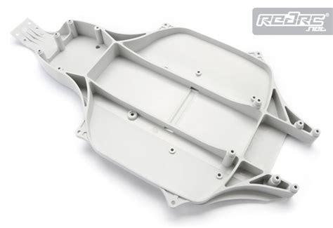 Red RC HPI Blitz White Composite Main Chassis