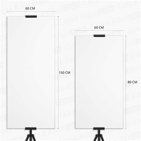 Cetak Tripod Banner Impraboard Satuan