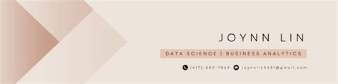 Joynn Lin Bs In Data Science And Business Administration Minor