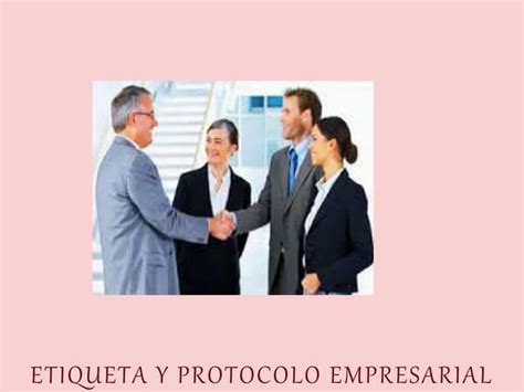 Etiqueta Empresarial Ppt