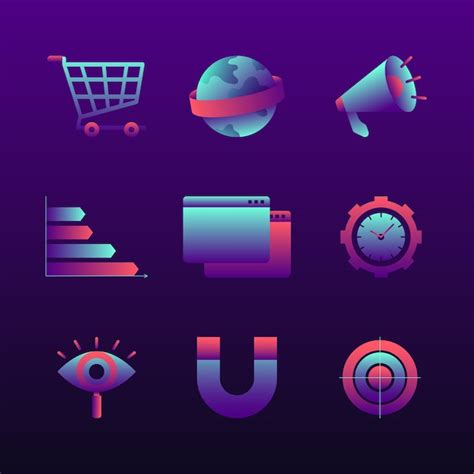 Premium Vector Gradient Data Visualization Design