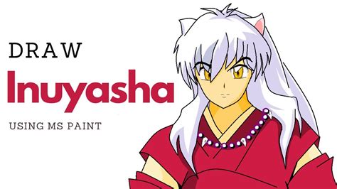 Inuyasha 3eSsOo How I Draw Anime Using Mouse On MS Paint Speed