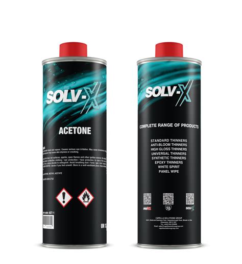 Solv X Acetone Blend Industrial Grade Solvent For Cleaning