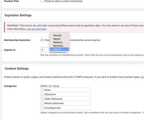 Membership Expiration Date Not Set Correctly Wordpress Org
