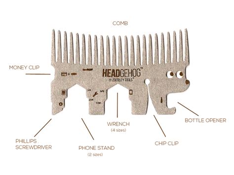 Hair Comb Multi Tool Gearjunkie