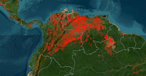 Mapa De La Nasa Revela Los Puntos De Incendios Y De Alerta Por Calor En