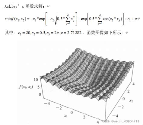 利用遗传算法求解ackley函数用遗传算法编程实现ackley函数优化问题 Csdn博客
