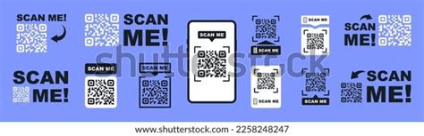 Qr Code Scan Smartphone Qr Code Stock Vector Royalty Free Shutterstock