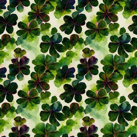 Premium Photo Seamless Pattern With Clover