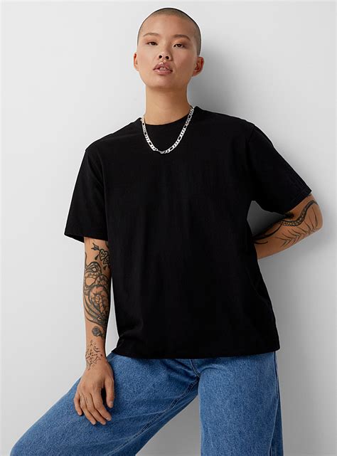 Short Sleeve Loose Crew Neck T Shirt Twik Womenu2019s Basic T