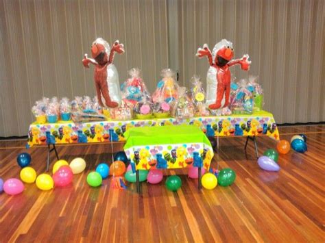 Sesame St Theme Prize Giving Table Desserts Food Breakfast