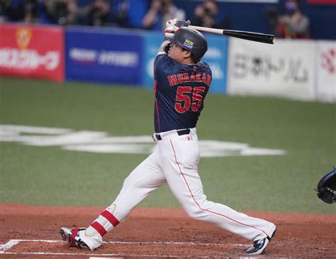 【wbc】村上宗隆復活3ラン「打った後の走り方を忘れていました」4番から6番降格、待望の1発 Wbc2023写真ニュース 日刊スポーツ