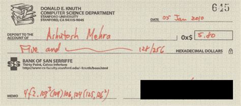 Knuth Reward Checks And Certificates Ashutosh Mehras Blog