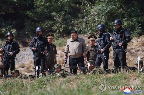김정은 특수작전무력 훈련기지 시찰 연합뉴스