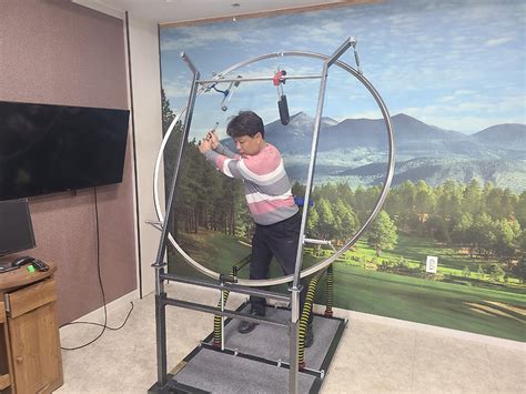 전남 부안 스크린골프 프로스윙머신으로 올바른 연습스윙