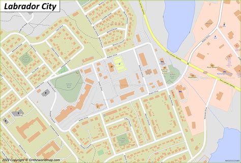 Labrador City Map Newfoundland And Labrador Canada Detailed Maps