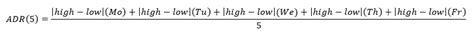 The Average Daily Range Indicator An Optimal Goal For Every Day