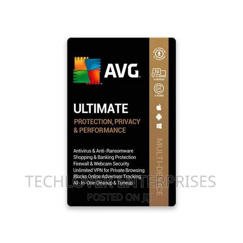 AVG Ultimate 10 Devices 1 2 3years In Ikeja Software Oluseye Hassan