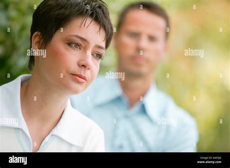 Couple Has Conflicting Stock Photo Alamy