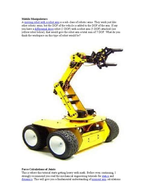 pdf mobile manipulators robotic arm dokumen tips