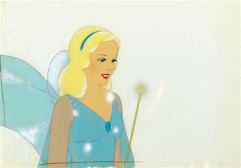Walt Disneys Pinocchio The Blue Fairy Production Animation Cel