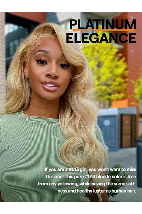 Gorgius 613 Blonde Wig 20 Inch Glueless Body Wave Wigs 180 Density Pre