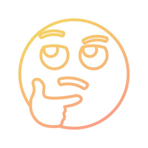 Thinking Generic Gradient Outline Icon