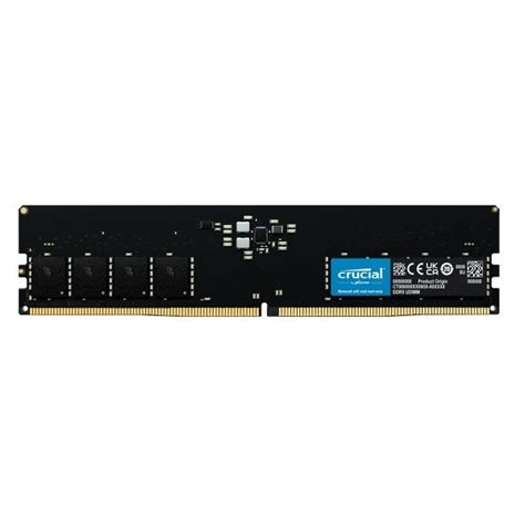 قیمت و خرید رم دسکتاپ Ddr5 تک کاناله 4800 مگاهرتز Cl40 کروشیال مدل Ct16