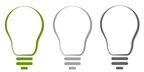 혁신적인 디자인과 브레인스토밍 아이디어를 위한 다양한 색조의 전구에 대한 창의적인 개념 개념에 대한 스톡 벡터 아트 및 기타 이미지 개념 개발 광고 Istock