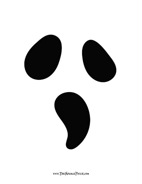 Printable Ghost Faces Printable Ghost