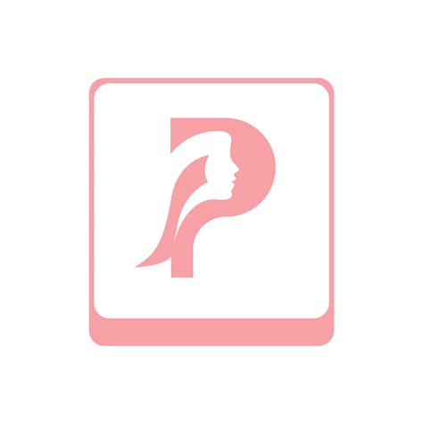 P Letter Feminine Beauty Logo Design Behance