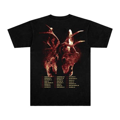 Buck Tour Tee Black Wage War