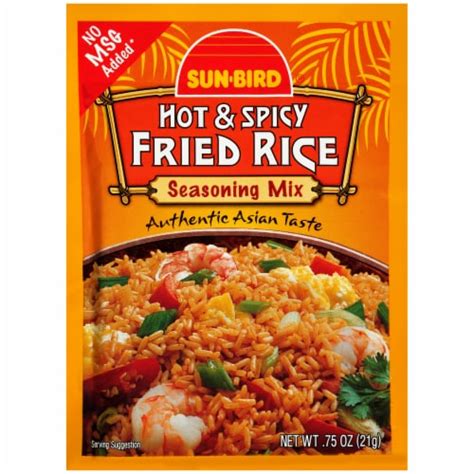 Sun Bird Hot And Spicy Fried Rice Seasoning Mix 075 Oz Kroger