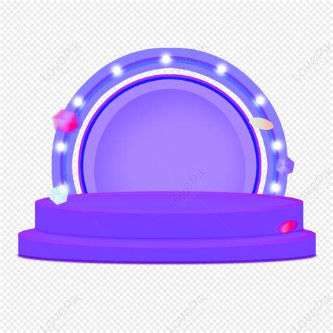 전자 상거래 블루 프로모션 제품 디스플레이 스탠드 Png 일러스트 무료 다운로드 Lovepik