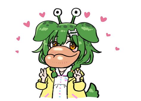 戌神ころね 「できたてころね リップスに栄養を奪われた戌神ころね。 」砂漠のイラスト
