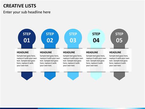 Creative Lists PowerPoint And Google Slides Template PPT Slides