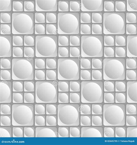 Geometric Square Seamless Pattern Fashion Graphic Design Vector Illustration Background Design