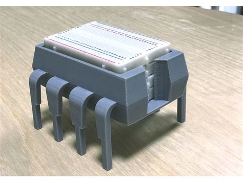 ic themed breadboard rack 3dthursday 3dprinting adafruit industries