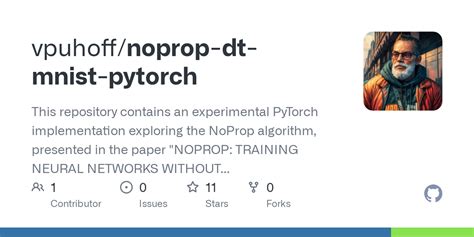 Github Vpuhoffnoprop Dt Mnist Pytorch This Repository Contains An
