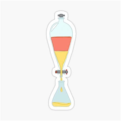 Separatory Funnel Extraction Sticker By Superelephant Redbubble