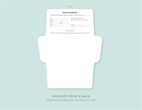 Free Remittance And Donation Envelope Template Wordlayouts