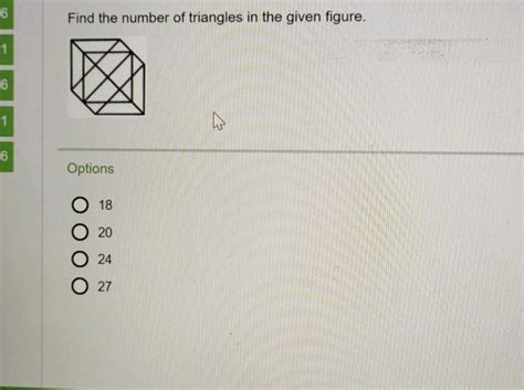 6 Find The Number Of Triangles In The Given StudyX