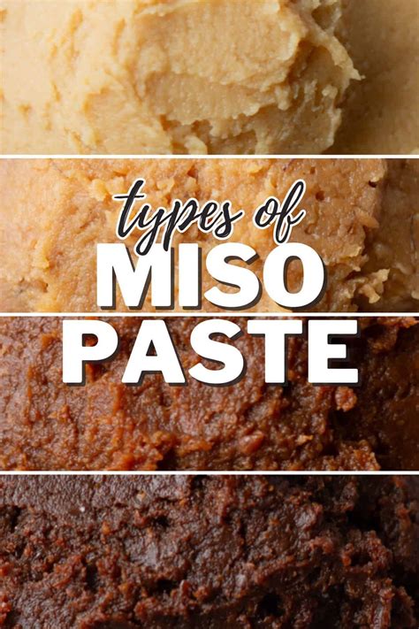Types Of Miso Paste Explained And Which One To Choose Chef Ja Cooks