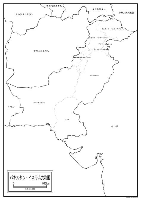 パキスタンの白地図を無料ダウンロード 白地図専門店