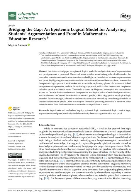 pdf bridging the gap an epistemic logical model for analysing