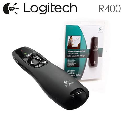 Logitech R400 Wireless Presenter Red Laser Pointer Ppt Usb Shopee Philippines