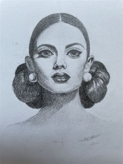 Mi Proyecto Del Curso Introducción Al Dibujo De Retrato Domestika