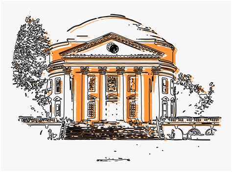 Uva Rotunda Uva Vector Web Drawing Illustration Design University Of